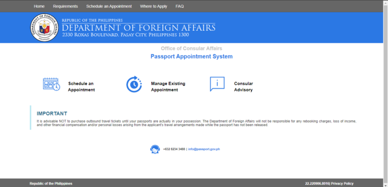 Updated Guide on Scheduling your Passport Appointment Online